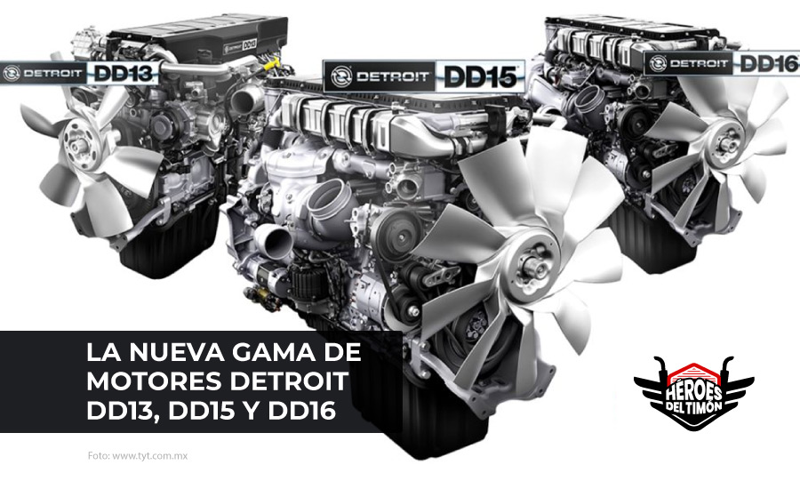 Tipos de Motores Detroit DD13, DD15 Y DD16 | Héroes del Timón